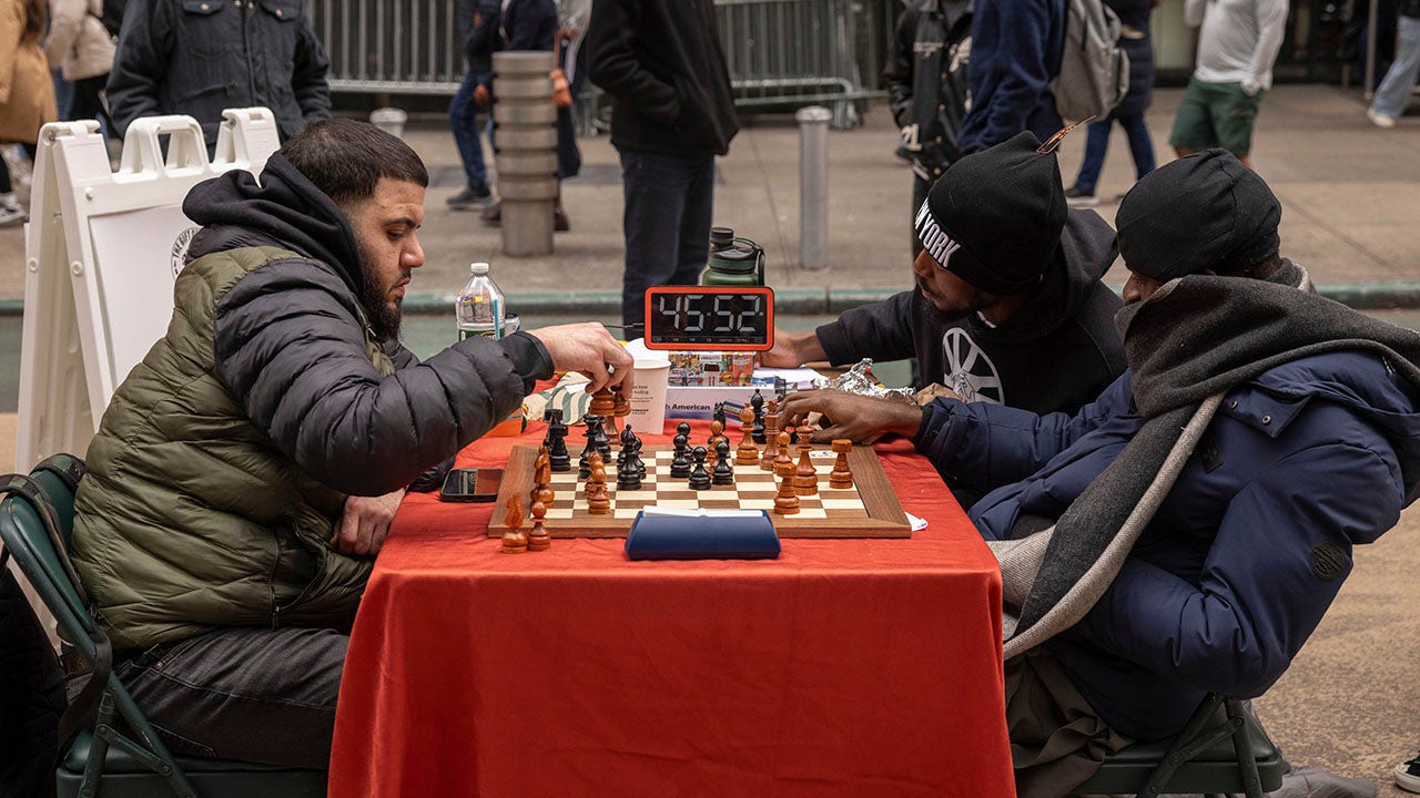 In New York City, a chess champion breaks the world record for the ...