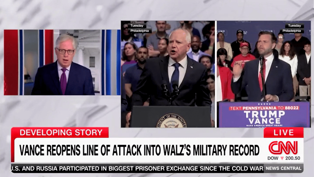 CNN verifies the accuracy of Tim Walz's statement that he carried ...